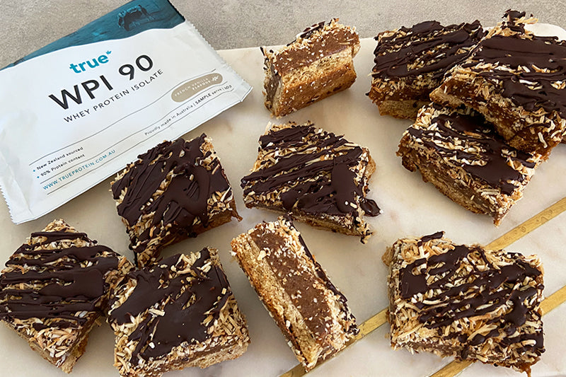 Salted Caramel and Coconut Slice – True Protein
