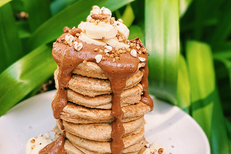 Double Choc Protein Pancake Stack – True Protein