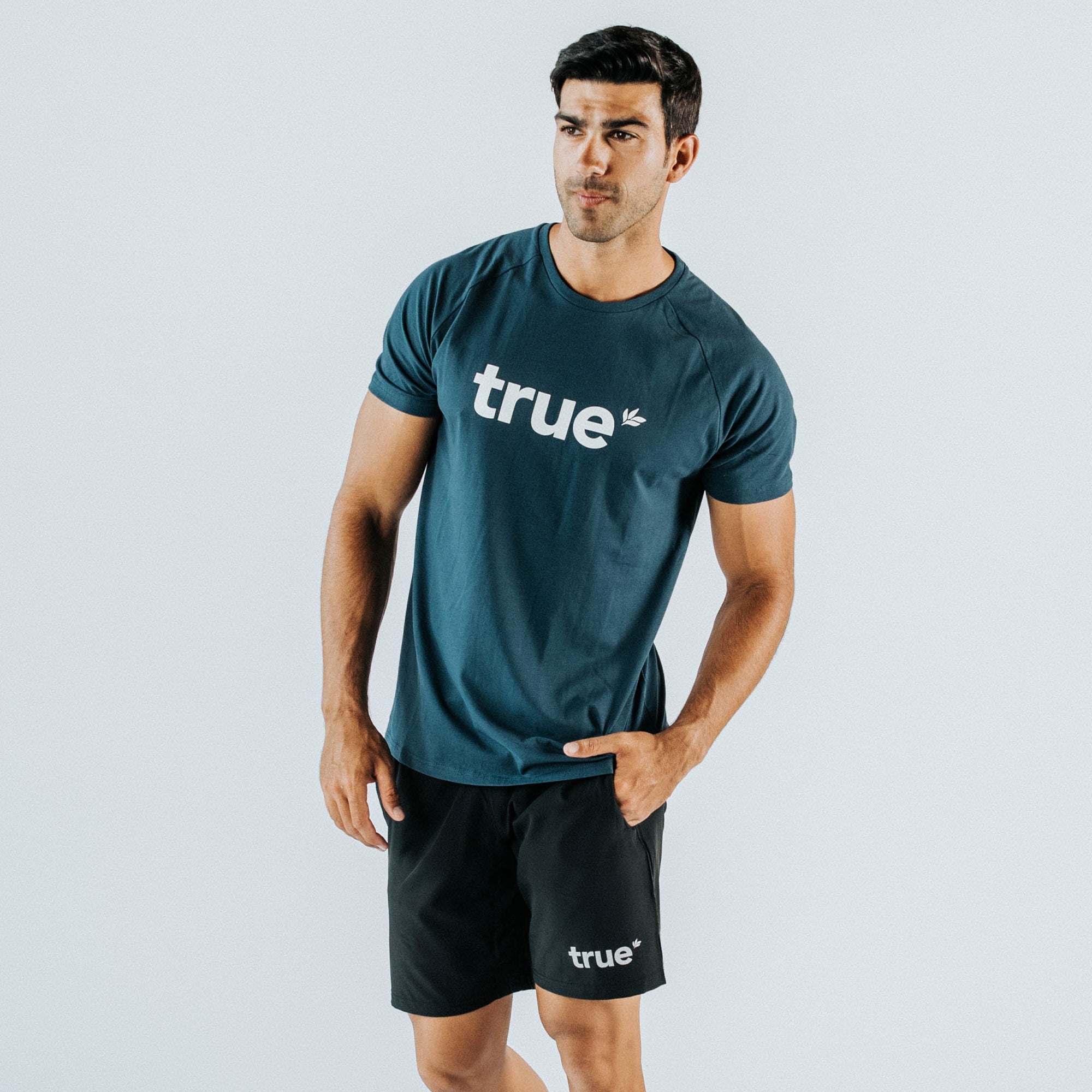 Men's Athletic Tee | Navy | True Protein