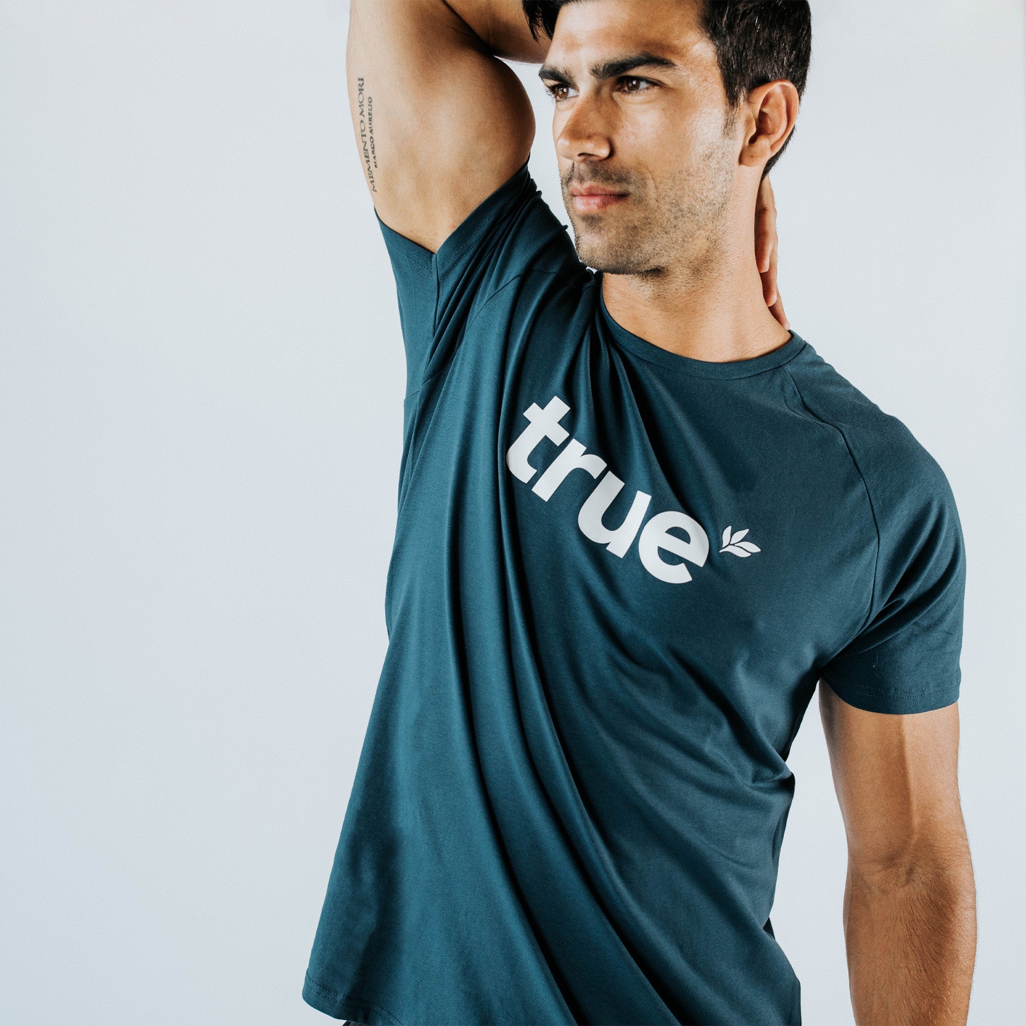 Men's Athletic Tee | Navy | True Protein