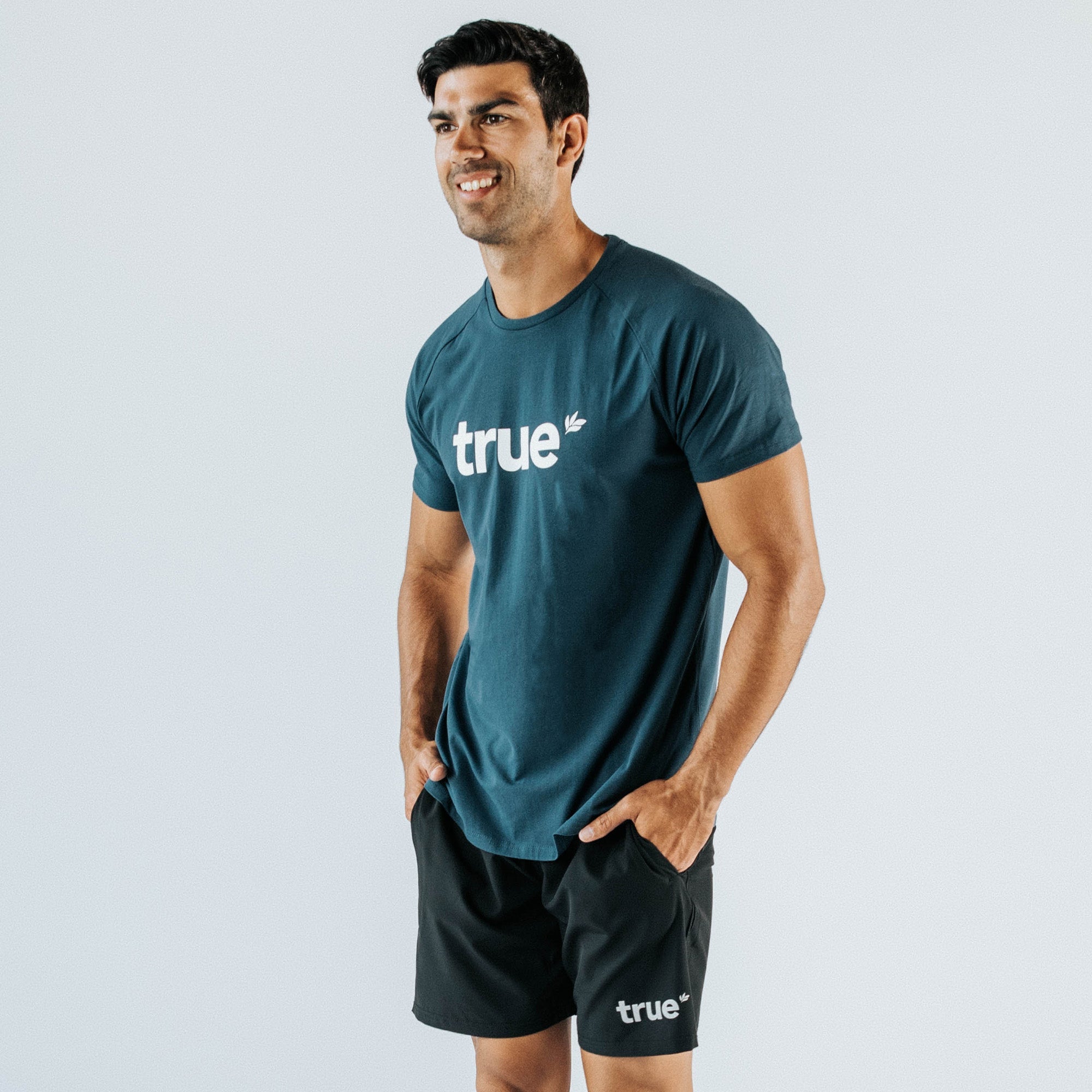 Men's Athletic Tee | Navy | True Protein